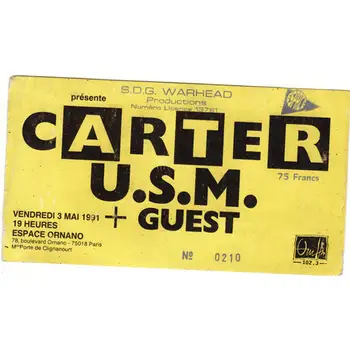 Release versions of Live In Paris 1991 (Paris Sera Toujours Carter ...